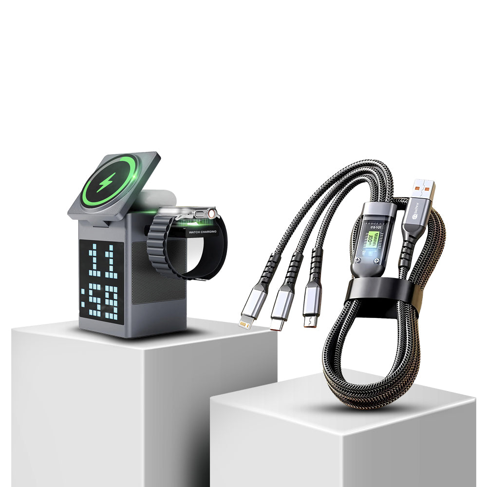 5 in 1 Wireless Charger & Hyper Pro Cable – BePro